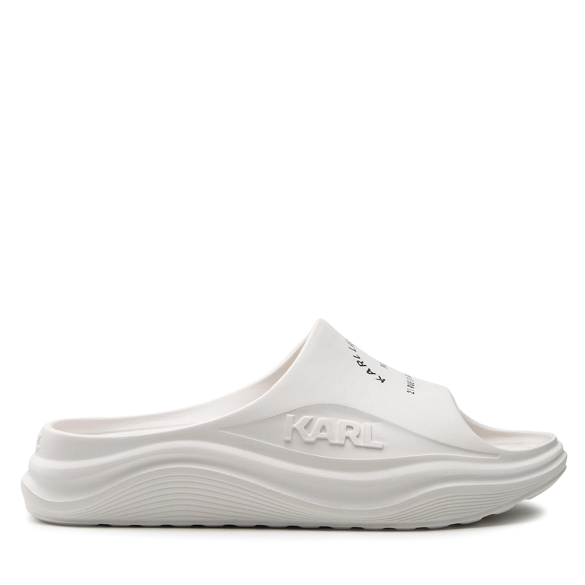 Karl Lagerfeld KL85008 Slides σε Λευκό Χρώμα | Skroutz.gr