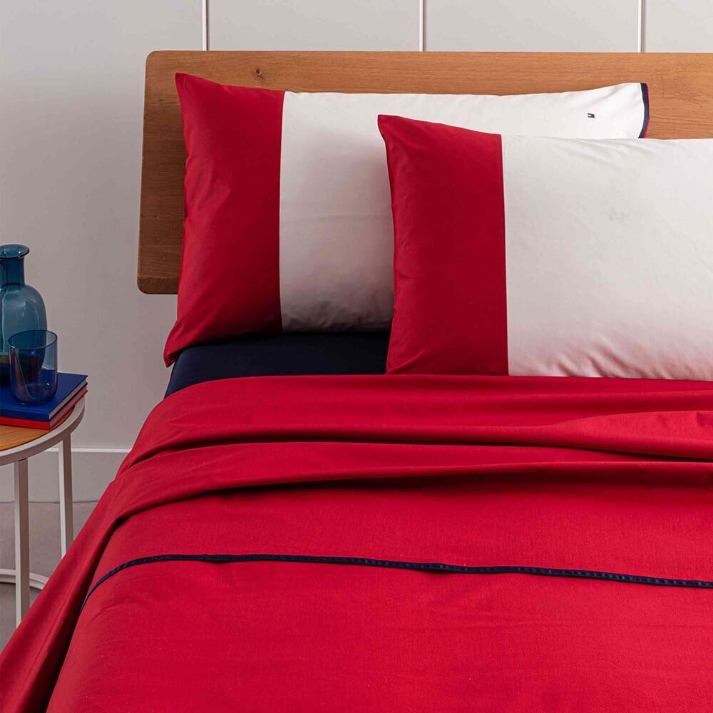 Tommy Hilfiger Σεντόνι Υπέρδιπλο 240x300εκ. Tailor Red | Skroutz.gr