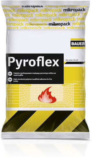 Bauer PYROFLEX Κόλλα Πυρότουβλων Γκρι 5kg 1.01.00.0310 | Skroutz.gr
