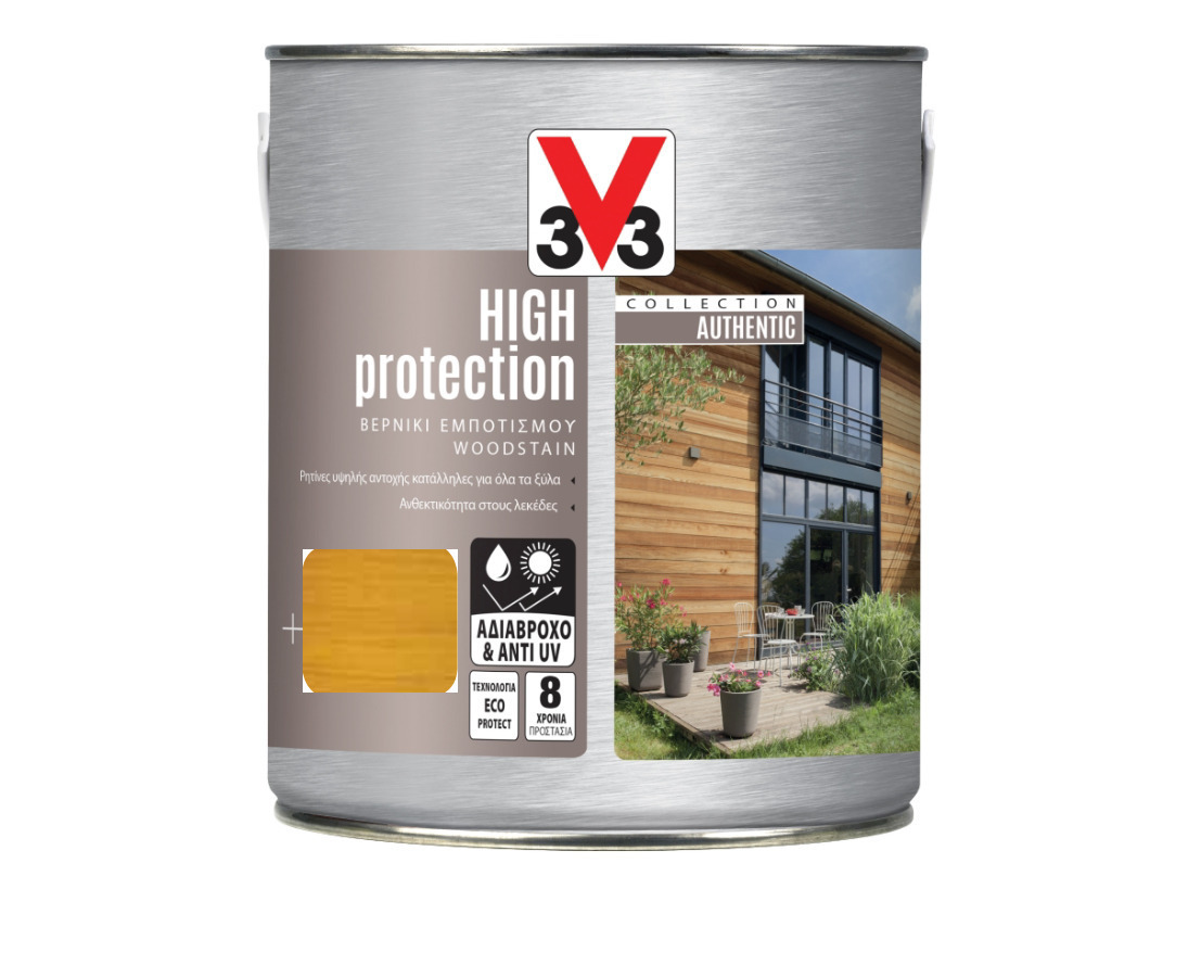 V33 High Protection Authentic Βερνίκι Εμποτισμού Νερού Δρυς Ανοιχτός ...