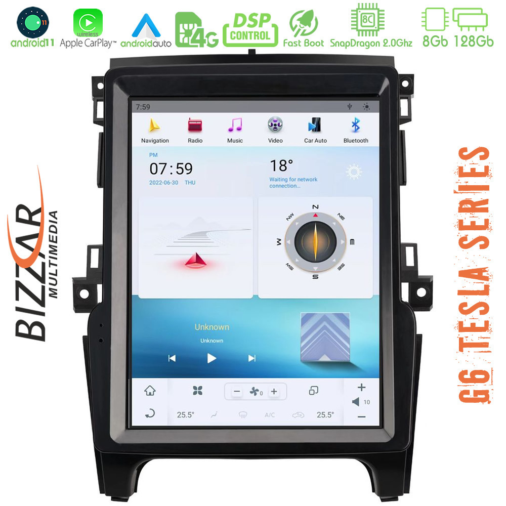 Bizzar Ηχοσύστημα Αυτοκινήτου για Ford Ranger 2016-2021 (Bluetooth/USB ...