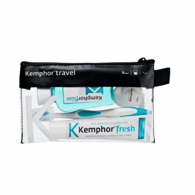 Kemphor Travel Set με Fresh Toothpaste 25ml, Fluorine Mouthwash 50ml ...