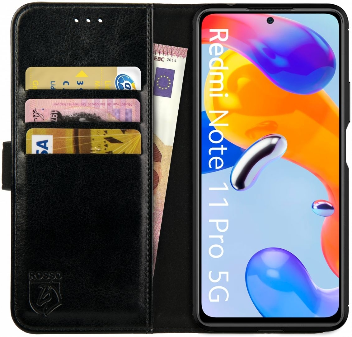 Rosso Element Wallet Δερματίνης Μαύρο (Redmi Note 11 Pro) | Skroutz.gr