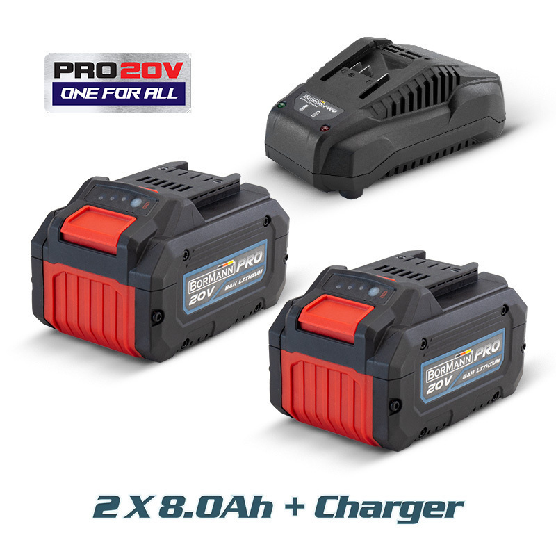 Bormann Pro Pro Σετ 2 Μπαταρίες Λιθίου 20V 8Ah με Φορτιστή 20V | Skroutz.gr