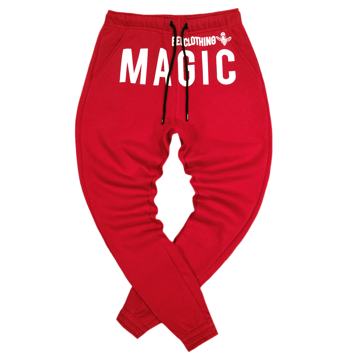 Magic Bee MB22405 Παντελόνι Φόρμας με Λάστιχο Κόκκινο | Skroutz.gr