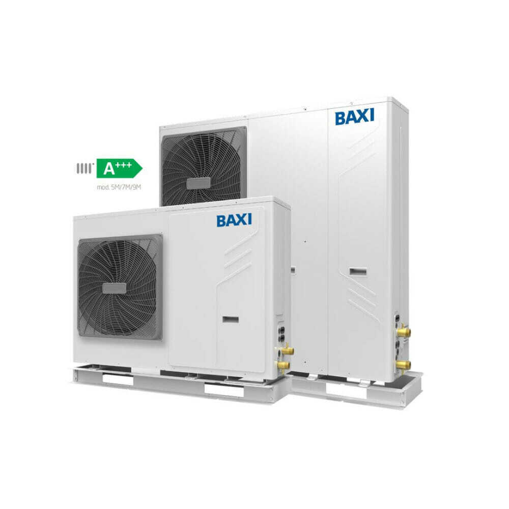 Baxi Auriga-A 10Μ-A Αντλία Θερμότητας 10kW Μονοφασική 60°C Monoblock ...