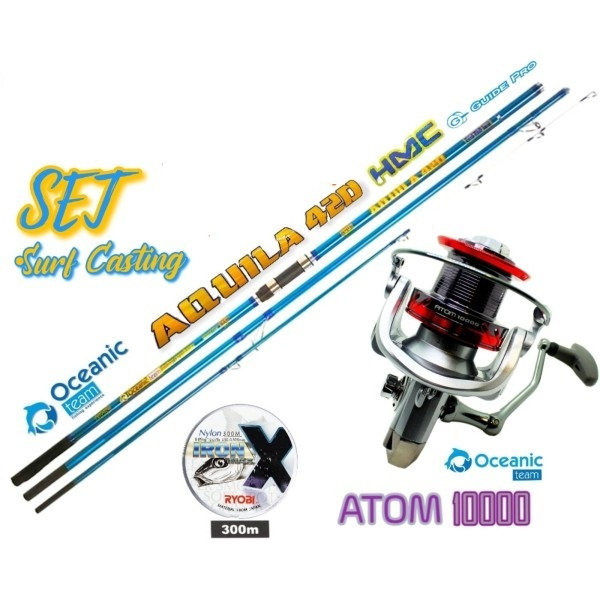 Oceanic Aquila Καλάμι Ψαρέματος για Heavy Casting / Surf Casting 4.20m με Μηχανισμό 100-250gr ...