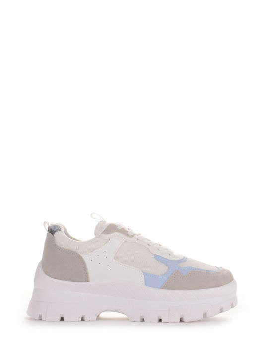 Famous Shoes Γυναικεία Chunky Sneakers Πολύχρωμα JR2122-WHITE/PINK ...