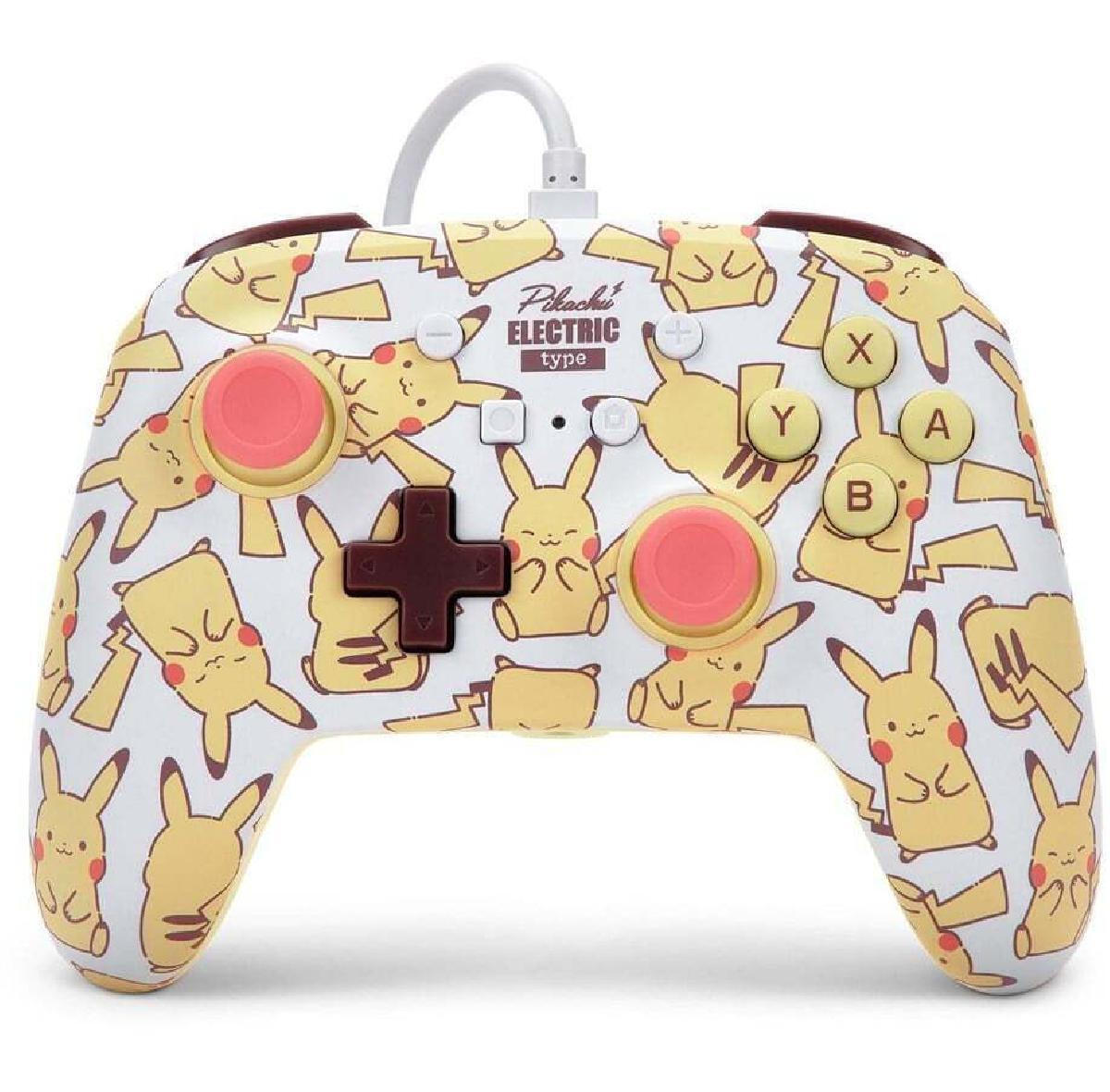 PowerA Enhanced Wired Gamepad για Switch Pikachu Blush | Skroutz.gr