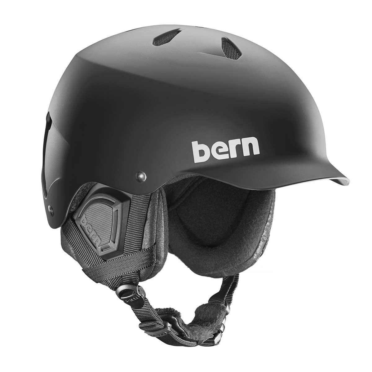 Bern Watts Classic Κράνος για Σκι & Snowboard Matte Black SM39E22MBK3 ...