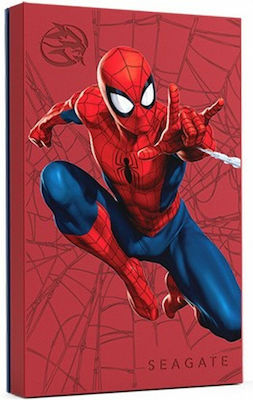 Seagate Spider-Man Special Edition FireCuda USB 3.2 Εξωτερικός HDD 2TB ...