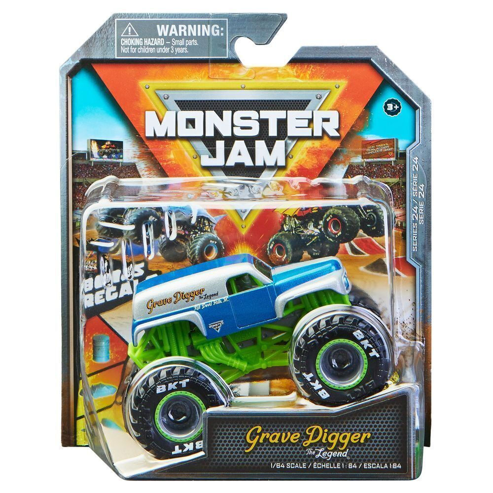 Spin Master Αυτοκινητάκι Monster Jam - Grave Digger The Legend για 3 ...