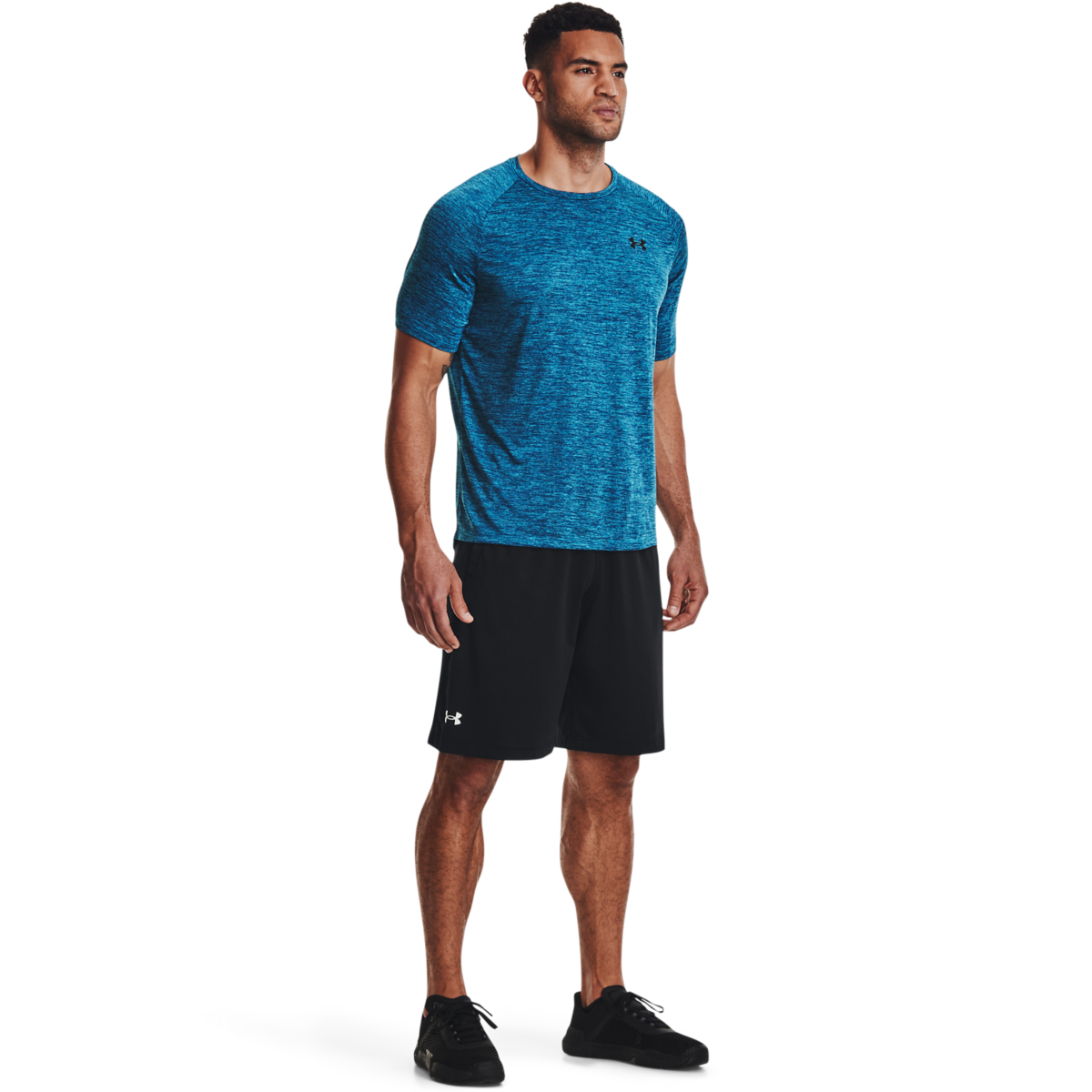 Under Armour Tech 2.0 Αθλητικό Ανδρικό T-shirt Μπλε Μονόχρωμο 1326413 ...