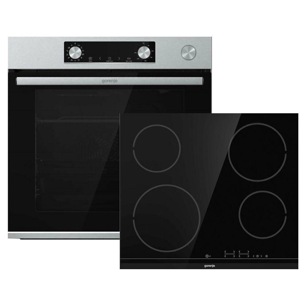 Gorenje BSA6737E15X + ECT641BCSC Φούρνος άνω Πάγκου 77lt με Κεραμικές ...