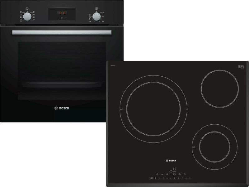 Bosch HBF134EB1 + PKK651FP1E Φούρνος άνω Πάγκου 66lt με Κεραμικές ...