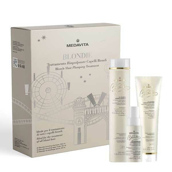 Medavita Blondie Σετ Περιποίησης Μαλλιών με Σαμπουάν και Μάσκα 3τμχ ...