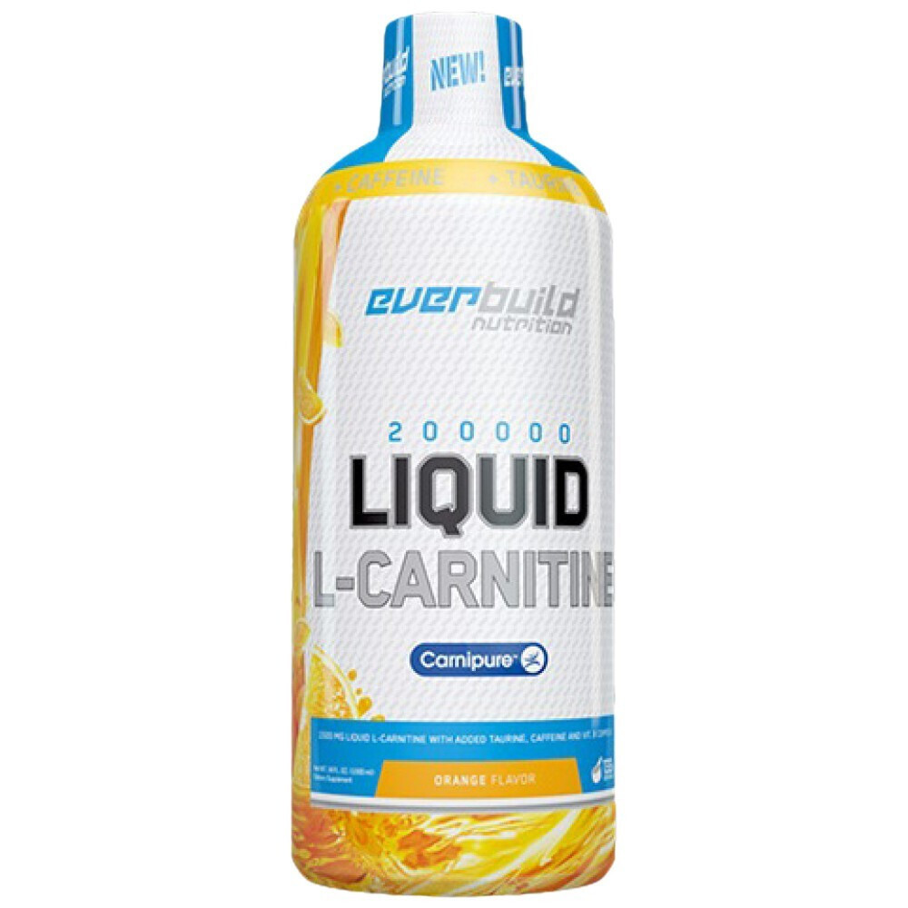 Everbuild Nutriton 200000 Liquid L-Carnitine με Γεύση Πορτοκάλι 1000ml ...