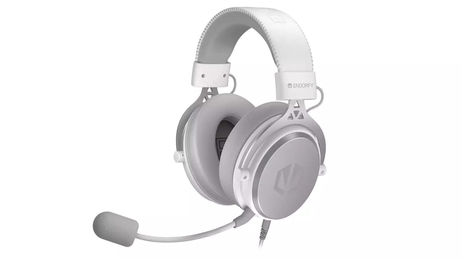 Endorfy VIRO Plus USB Over Ear Gaming Headset με σύνδεση USB Onyx White ...