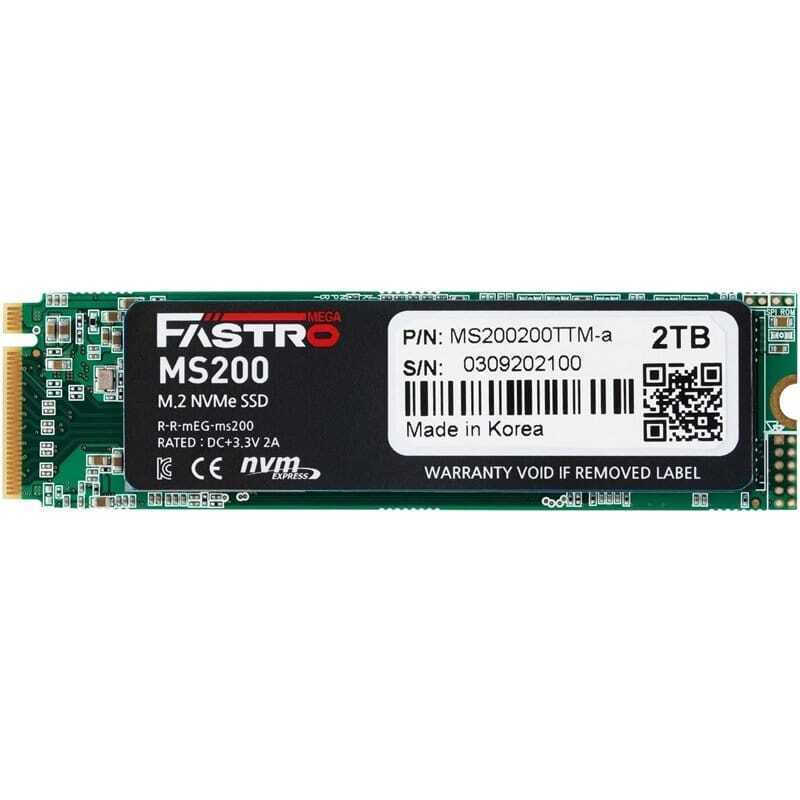 Mega Fastro MS200 SSD 2TB M.2 NVMe PCI Express 3.0 MS200200TTS | Skroutz.gr