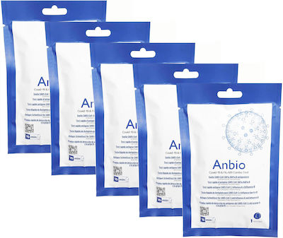 Anbio Biotech Covid019 & Flu A/B Combo Rapid Test Covid & Γρίπης 5τμχ ...