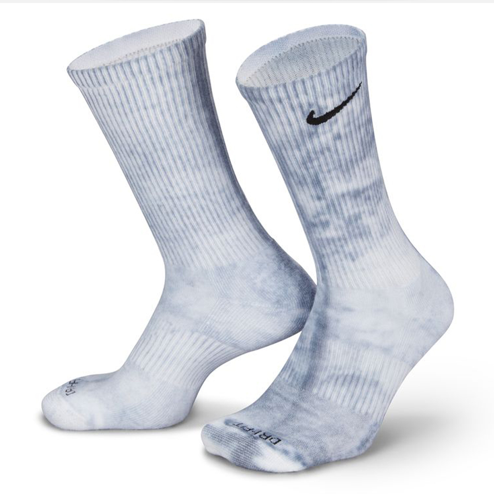 Nike Everyday Plus Cush Crew DM3407-911 Αθλητικές Κάλτσες Γκρι 2 Ζεύγη ...