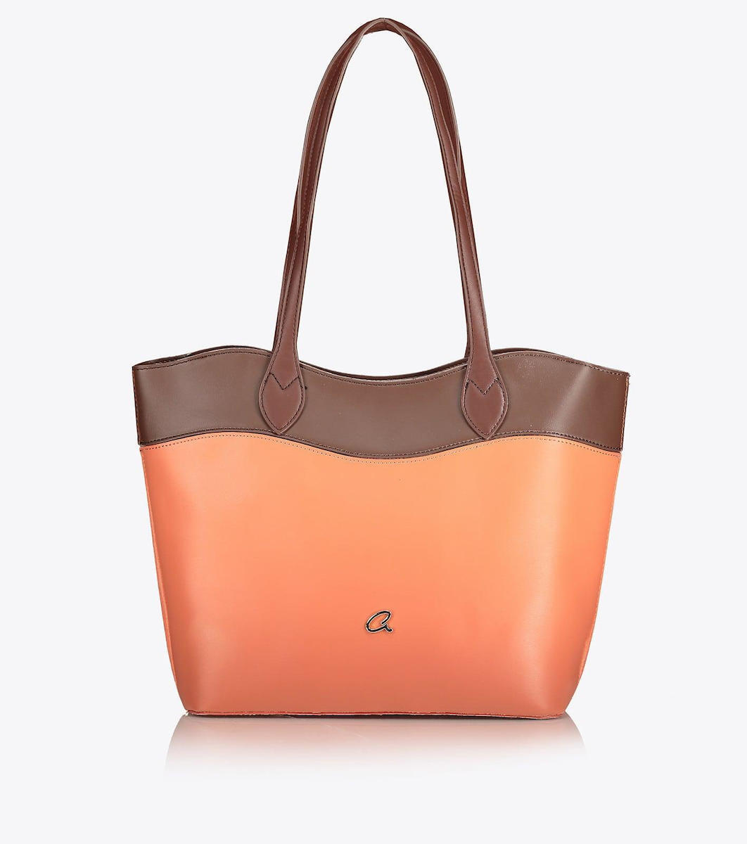 Axel Cora Γυναικεία Τσάντα Shopper Ώμου Peach 1010-3009 059 | Skroutz.gr