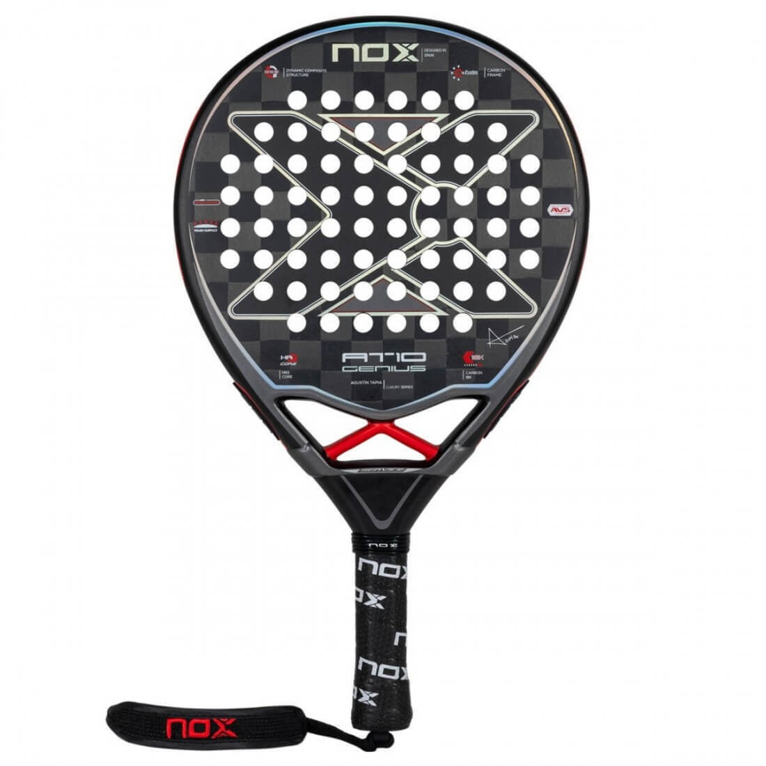 Nox AT10 Luxury Genius 18K Ρακέτα Padel Ενηλίκων | Skroutz.gr