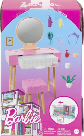 Barbie Έπιπλα Vanity Vanity Theme για 3+ Ετών HJV35 | Skroutz.gr