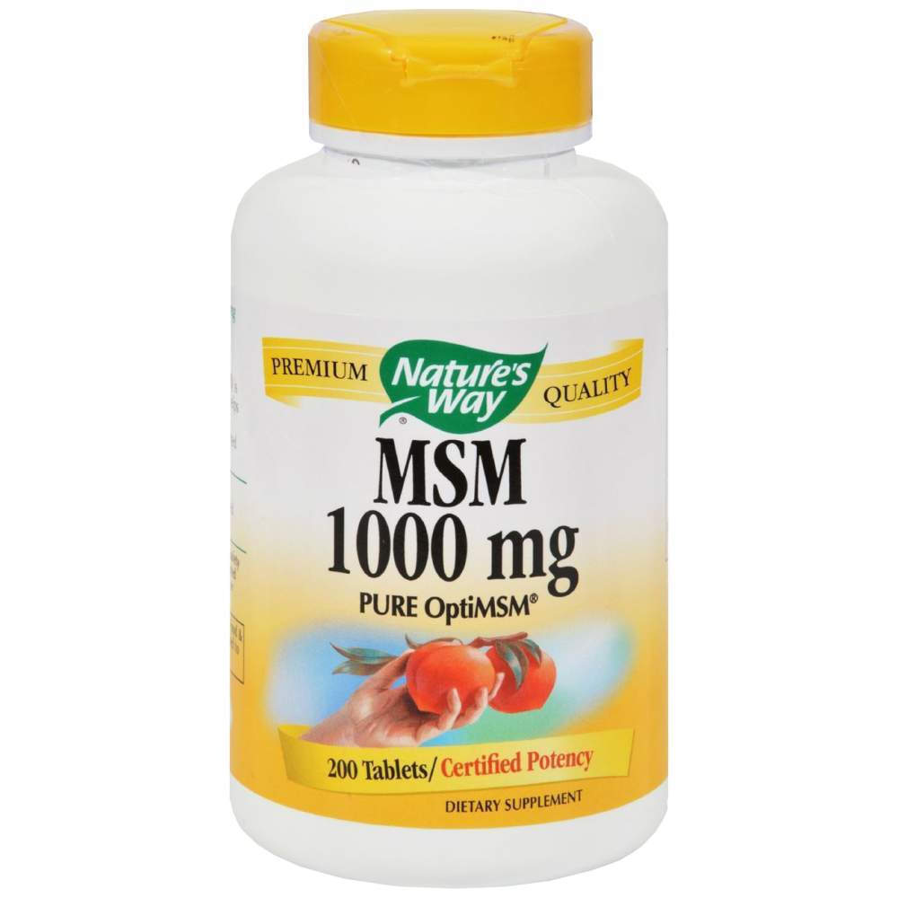 Nature's Way MSM Pure OptiMSM 1000mg Συμπλήρωμα για την Υγεία των ...