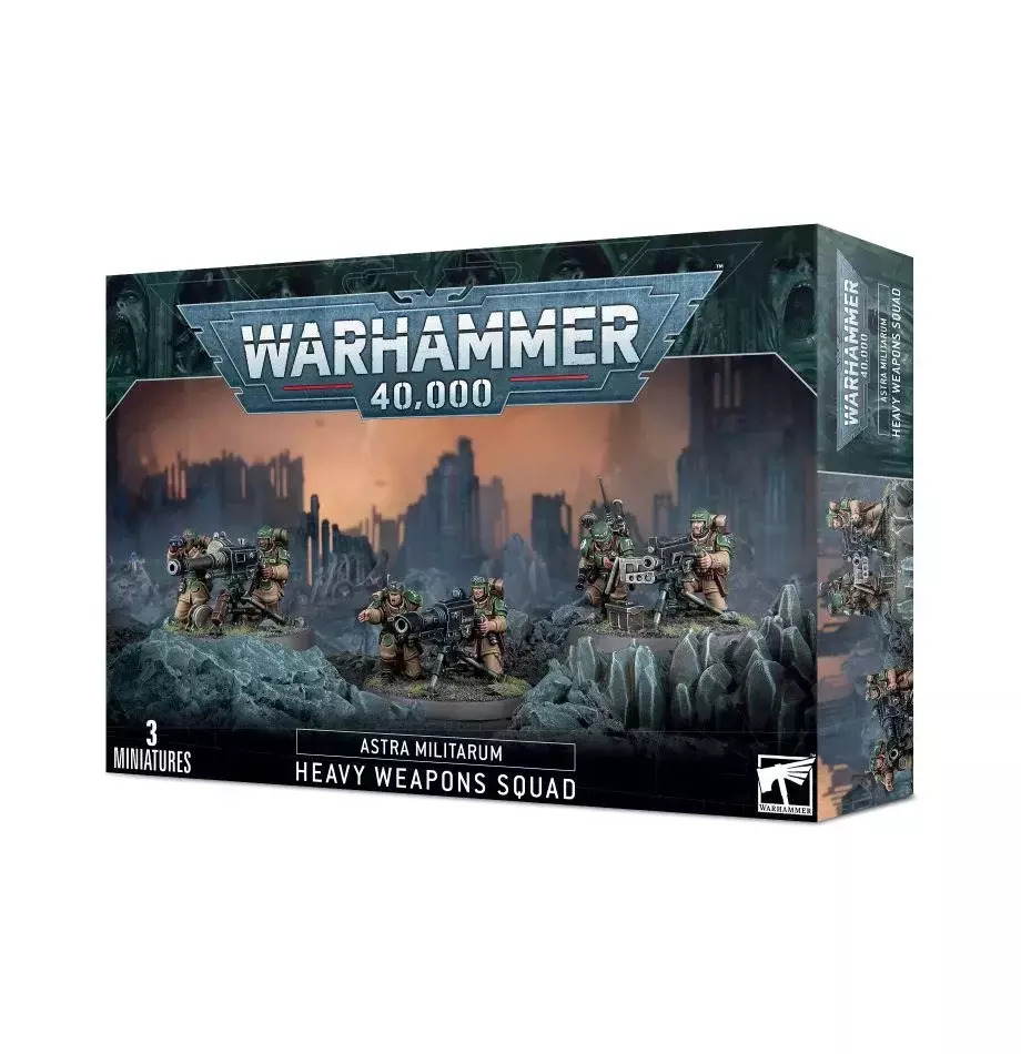 Games Workshop Warhammer Astra Militarum: Cadian Heavy Weapons Squad ...