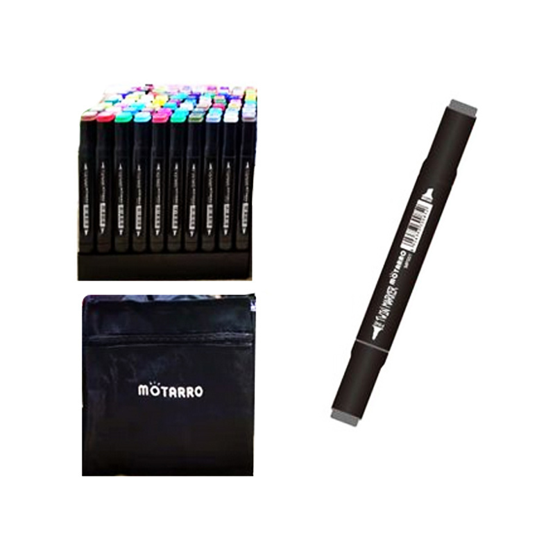 Motarro Μαρκαδόροι Ζωγραφικής με Διπλή Μύτη σε 60 Χρώματα | Skroutz.gr