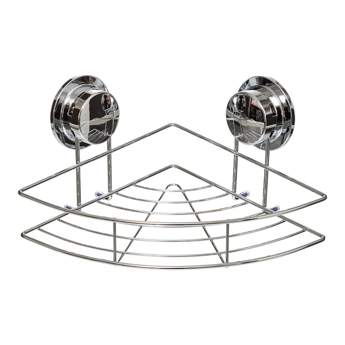 5 Five Simply Smart S7907242 Γωνιακή Επιτοίχια Ραφιέρα Μπάνιου Inox με ...