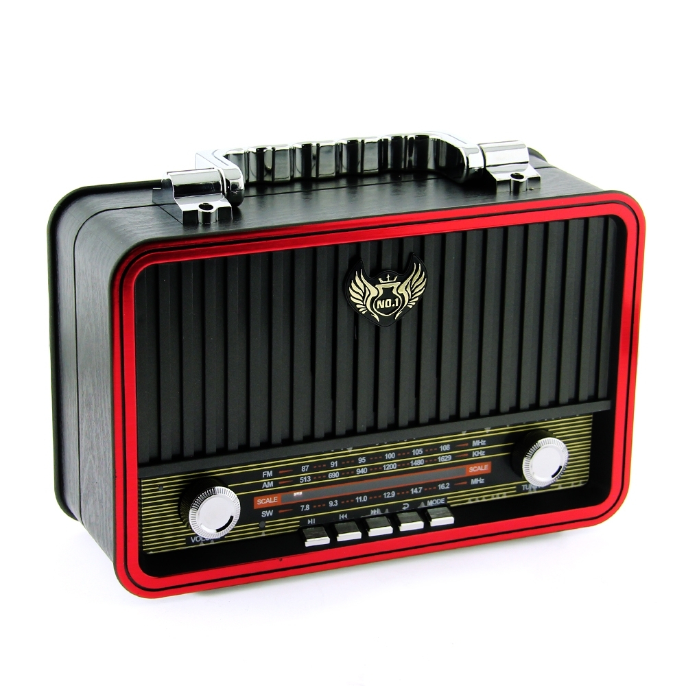 KEMAI MD-1907BT Επιτραπέζιο Ραδιόφωνο Επαναφορτιζόμενο με Bluetooth ...