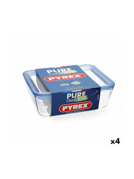 Pyrex Pure Σετ Δοχεία Φαγητού Γυάλινα Διάφανα 535128 4τμχ | Skroutz.gr