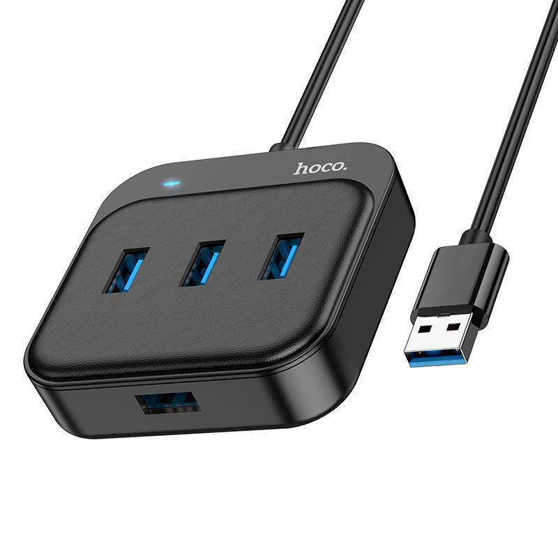 Hoco HB31 Hub 4 Θυρών USB3.0 με σύνδεση USB-A 1.2m | Skroutz.gr