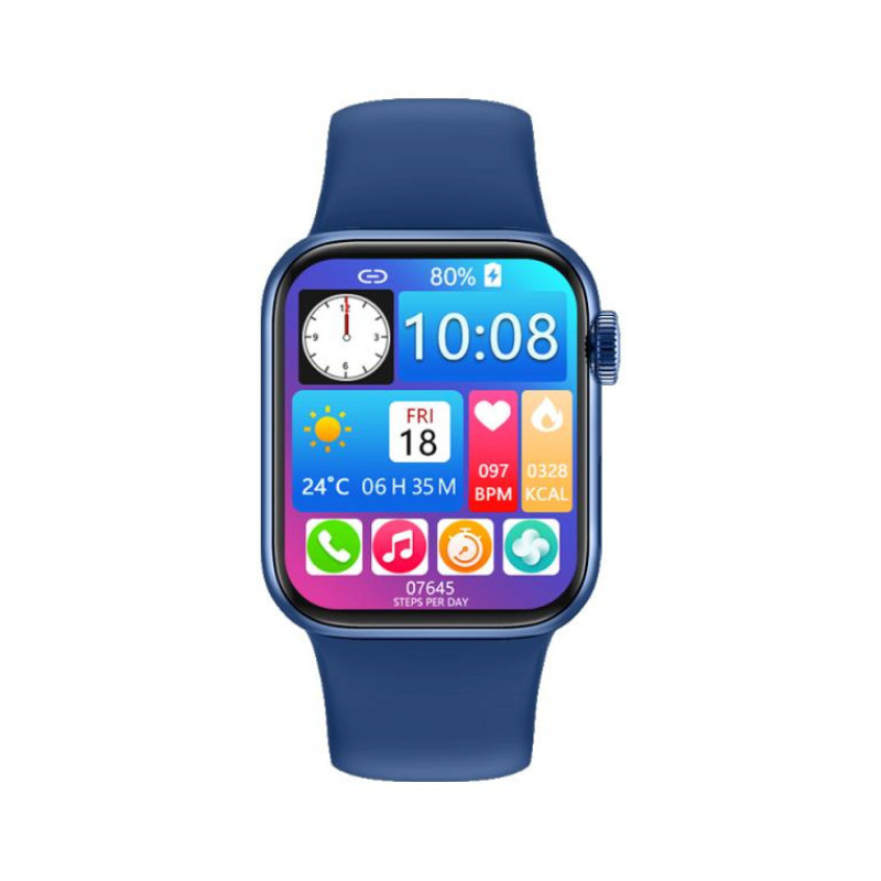 T55 Max Aluminium 44mm Smartwatch με Παλμογράφο (Blue) | Skroutz.gr