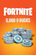 Epic Games Προπληρωμένη Κάρτα με 5000 V-Bucks Key | Skroutz.gr