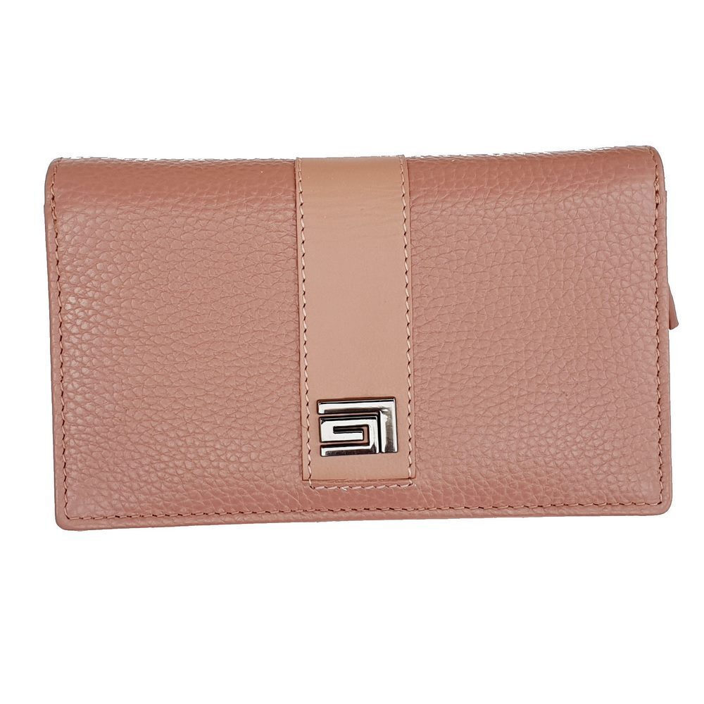 Guy Laroche 23512 Μεγάλο Δερμάτινο Γυναικείο Πορτοφόλι με RFID Ροζ ...