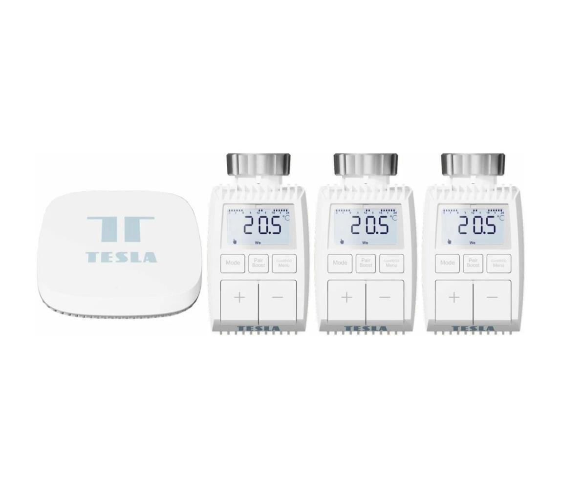 Tesla TE0052 Ηλεκτρονική Θερμοστατική Κεφαλή με Wi-Fi για Σώμα ...