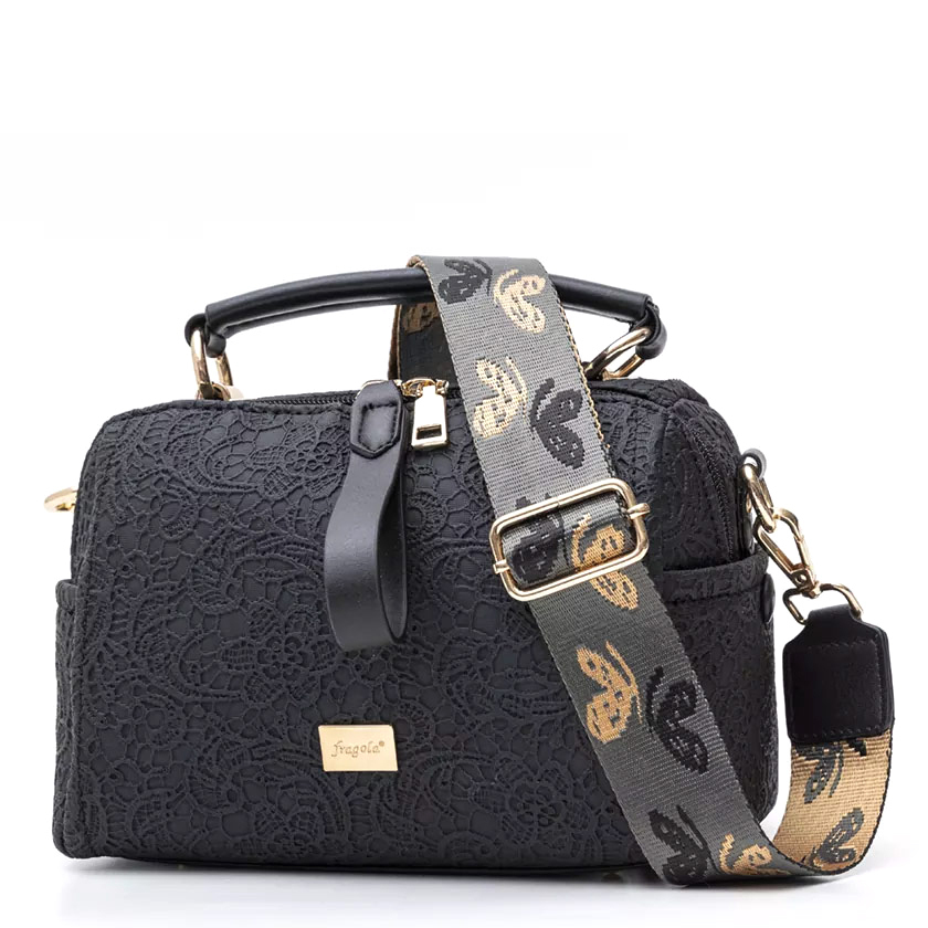 Fragola FH610 Γυναικεία Τσάντα Ώμου Μαύρη | Skroutz.gr