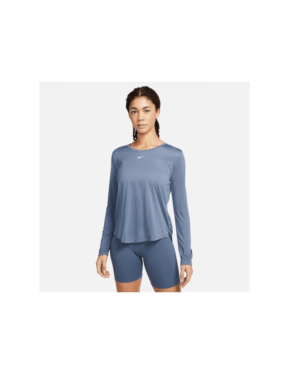 Nike One W DD0641491 Γυναικεία Μπλούζα Μακρυμάνικη Μπλε DD0641-491 ...