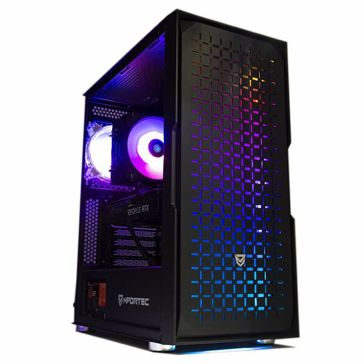 PcCom Silver Gaming Desktop PC (Ryzen 5-5600X/16GB DDR4/500GB SSD ...