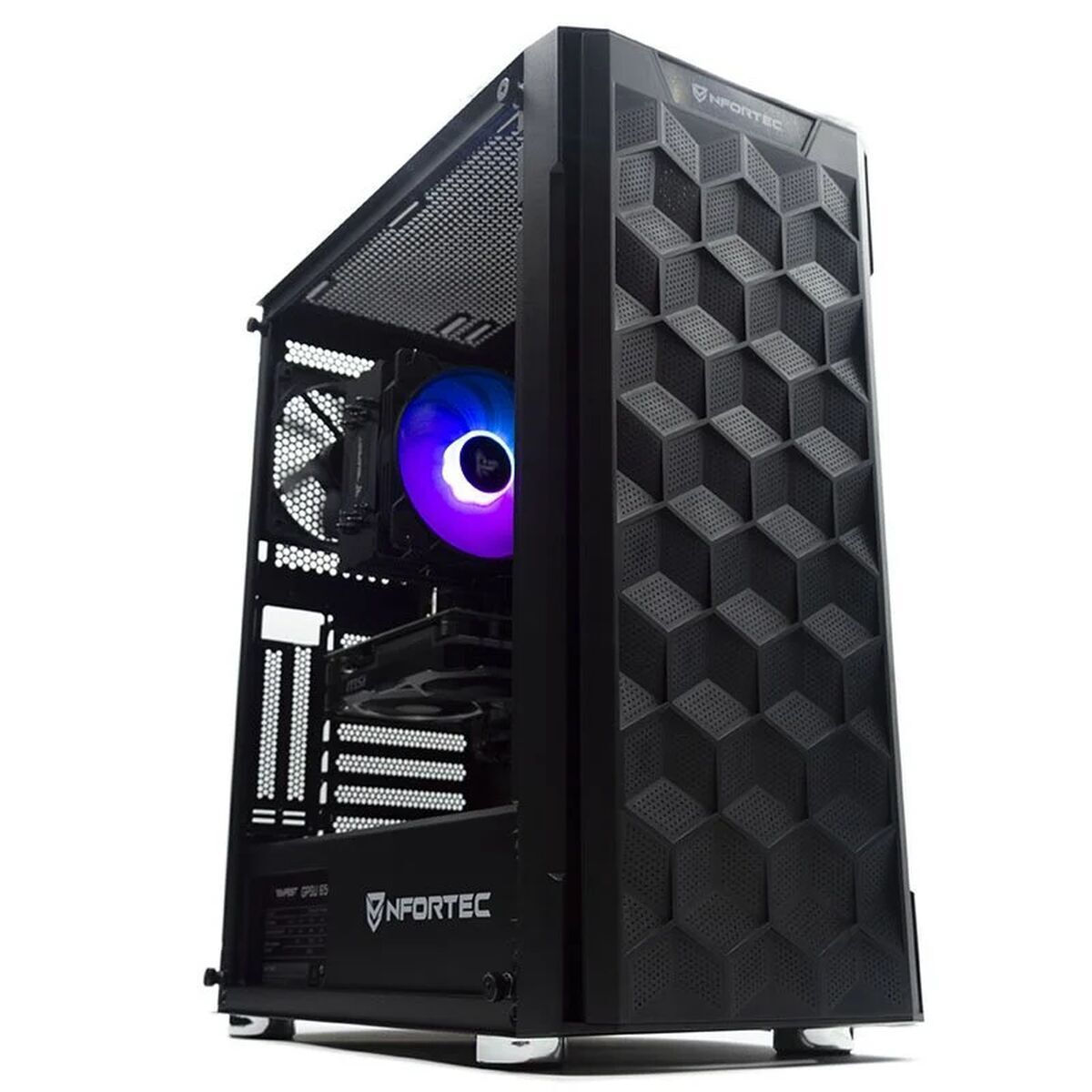 PcCom Silver Gaming Desktop PC (Ryzen 5-3600/16GB DDR4/500GB SSD ...