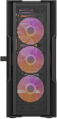 Darkflash DK431 & 4 Fans Gaming Midi Tower Κουτί Υπολογιστή με Πλαϊνό ...