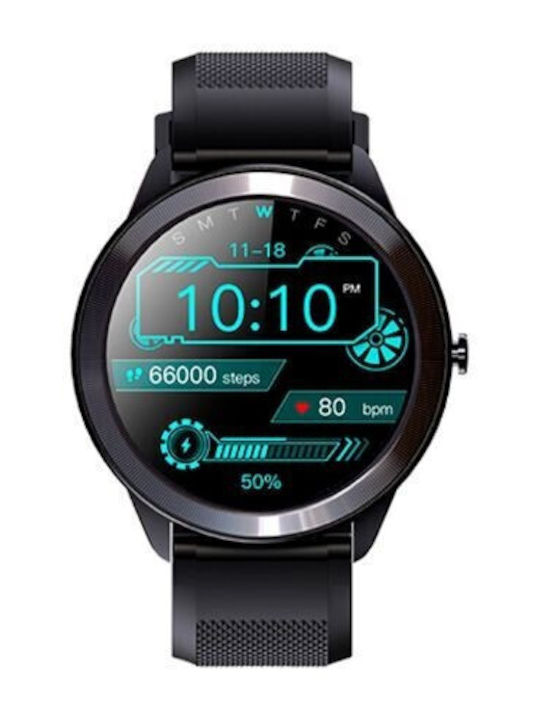 Devia Star Series BT02 Smartwatch με Παλμογράφο (Μαύρο) | Skroutz.gr