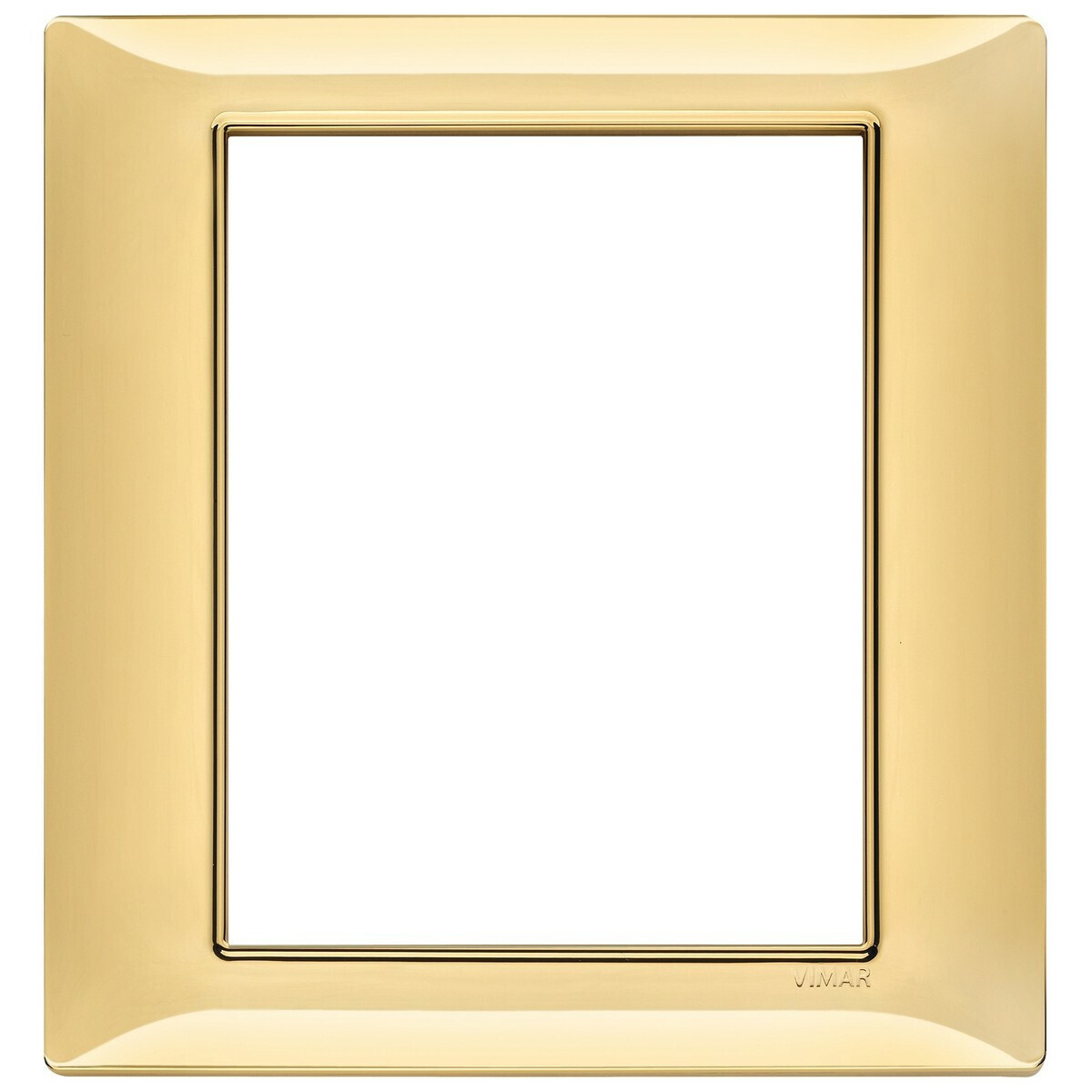 Vimar 8Μ Πλαίσιο Διακόπτη 1 Θέσης Κάθετης Τοποθέτησης σε Χρυσό Χρώμα ...