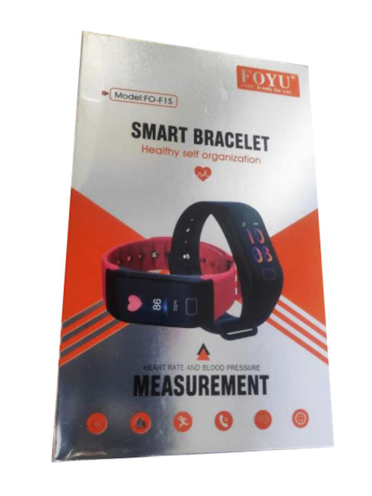 FOYU FO-F1S Activity Tracker με Παλμογράφο Μαύρο | Skroutz.gr