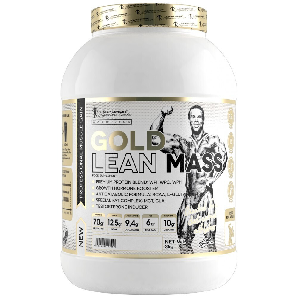 Kevin Levrone Gold Line - Lean Mass με Γεύση Φράουλα 3kg | Skroutz.gr