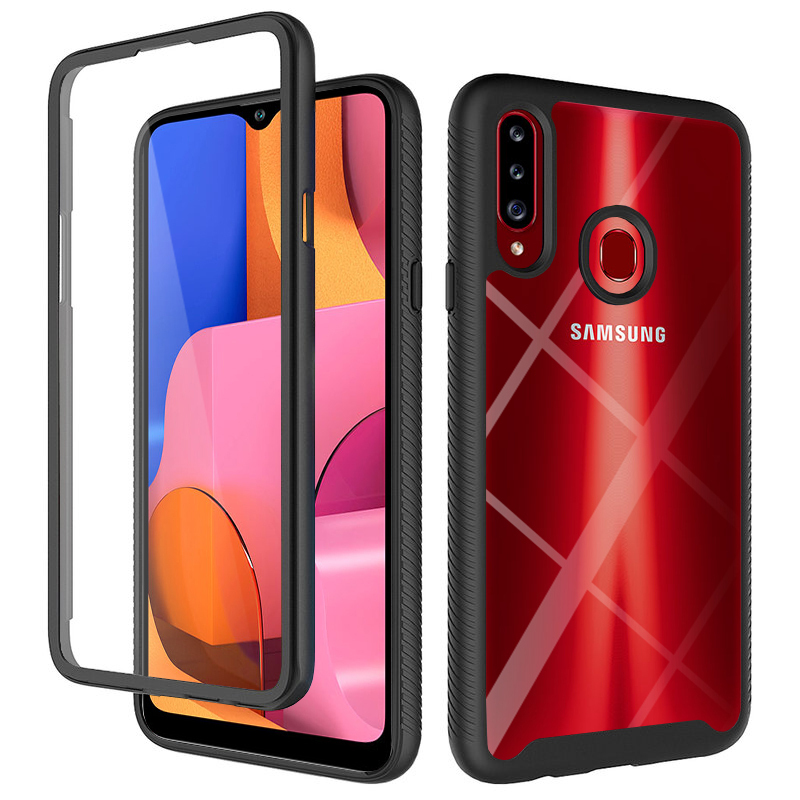 Techsuit Defense360 Pro Πλαστικό Σετ με Τζαμάκι Μαύρο (Galaxy A20s ...