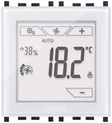Vimar 2Μ Ψηφιακός Θερμοστάτης Χώρου 02951.B | Skroutz.gr